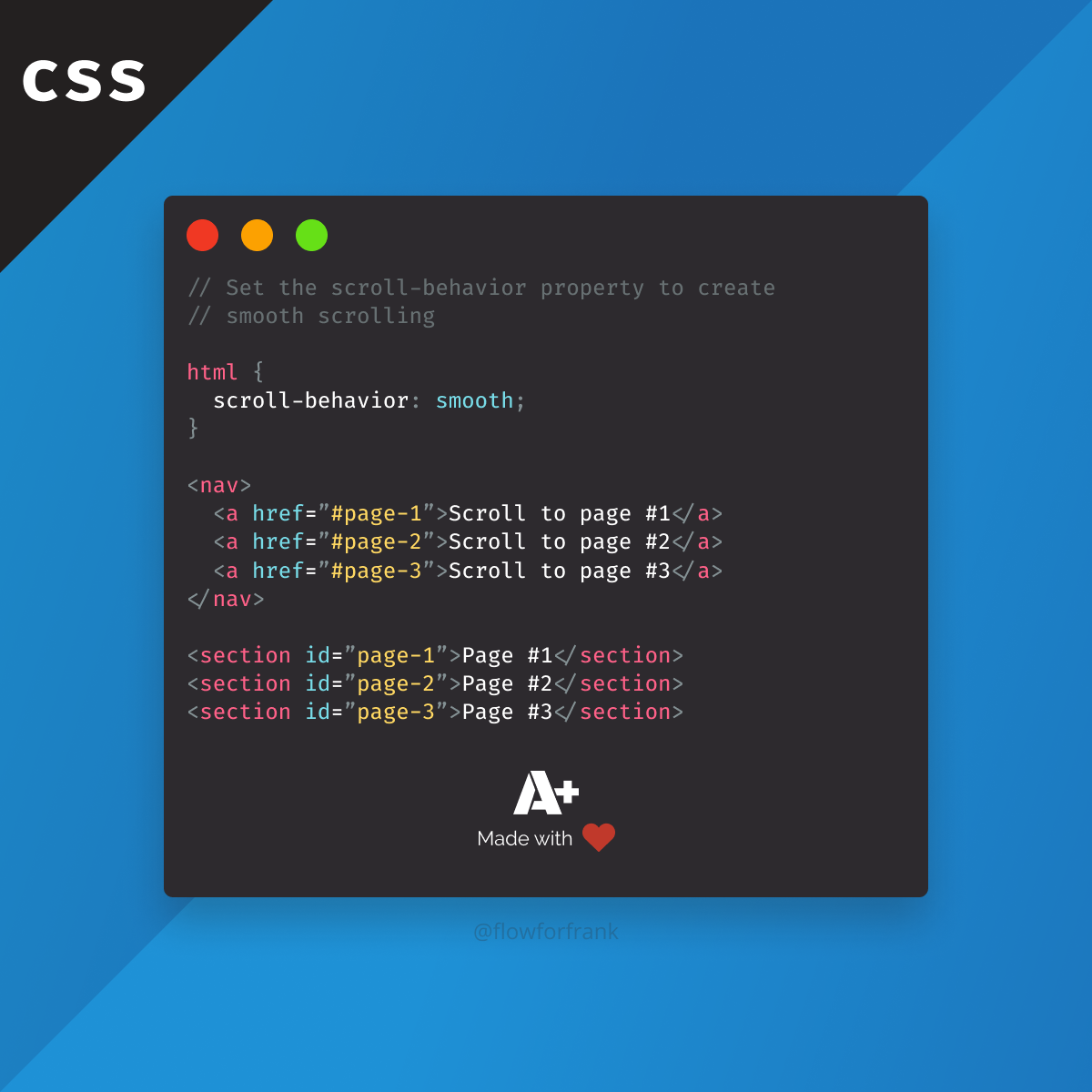 How To Make Smooth Scrolling Using Only CSS Webtips