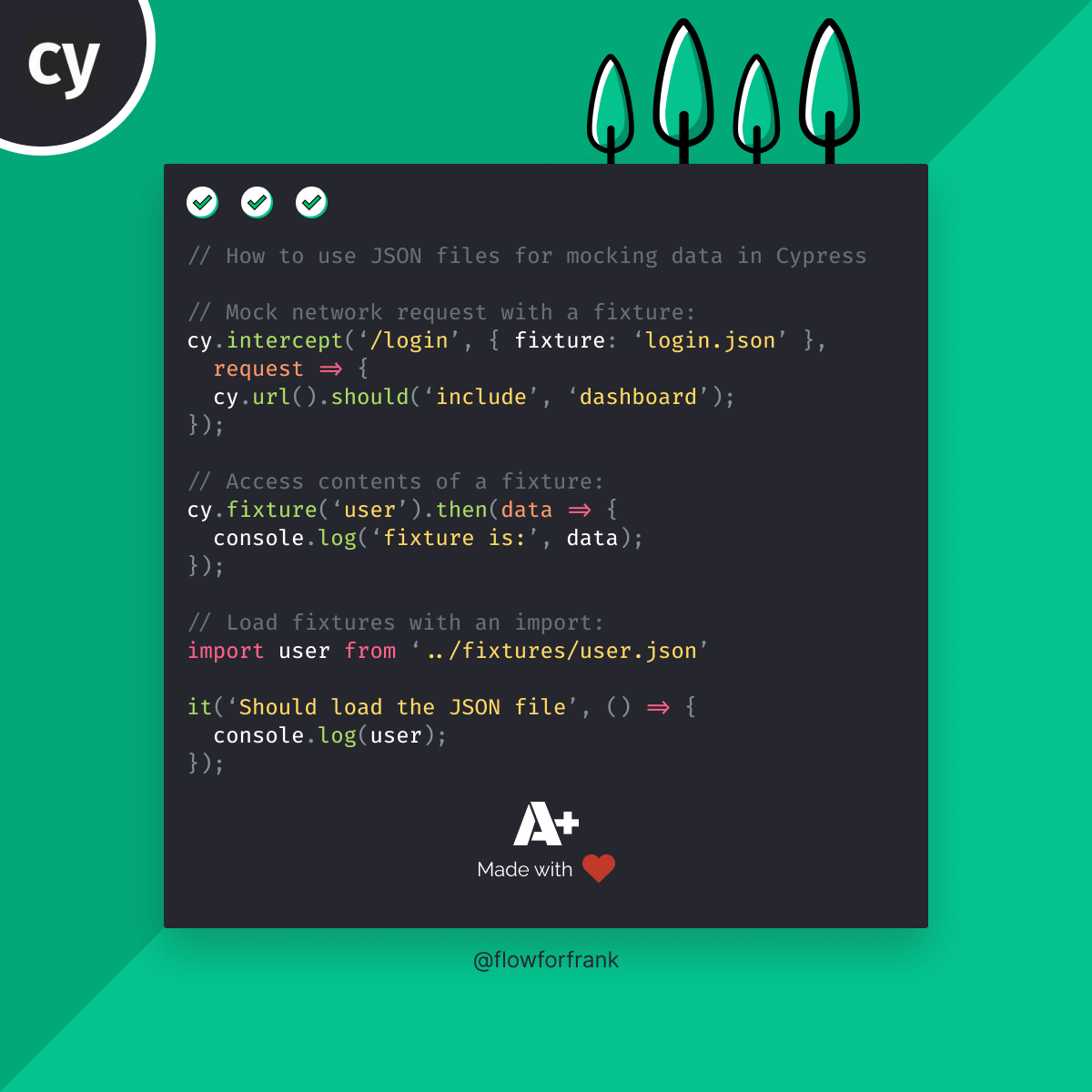How To Use JSON Files For Mocking Data In Cypress Webtips