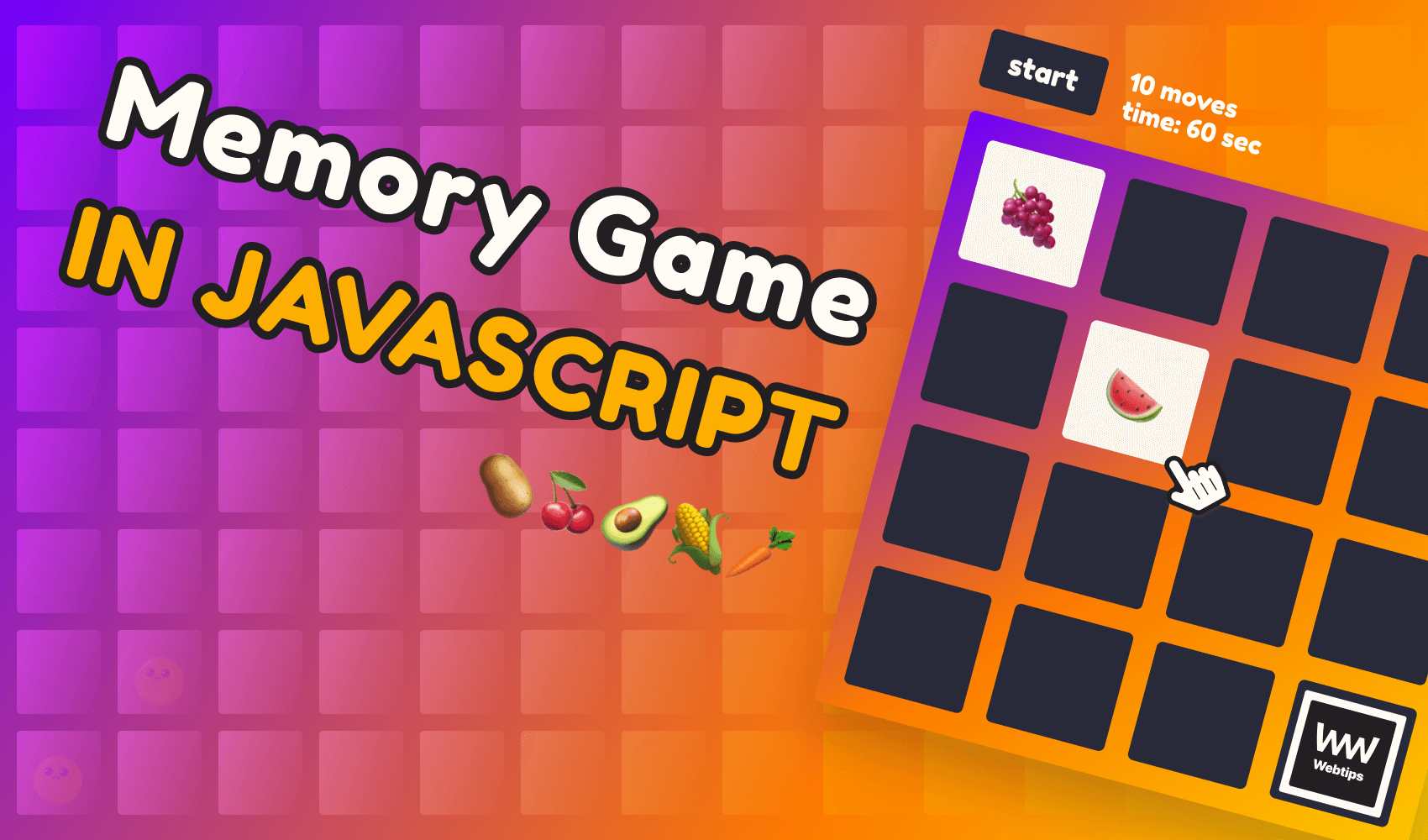 How to Create a Memory Game in JavaScript - Webtips