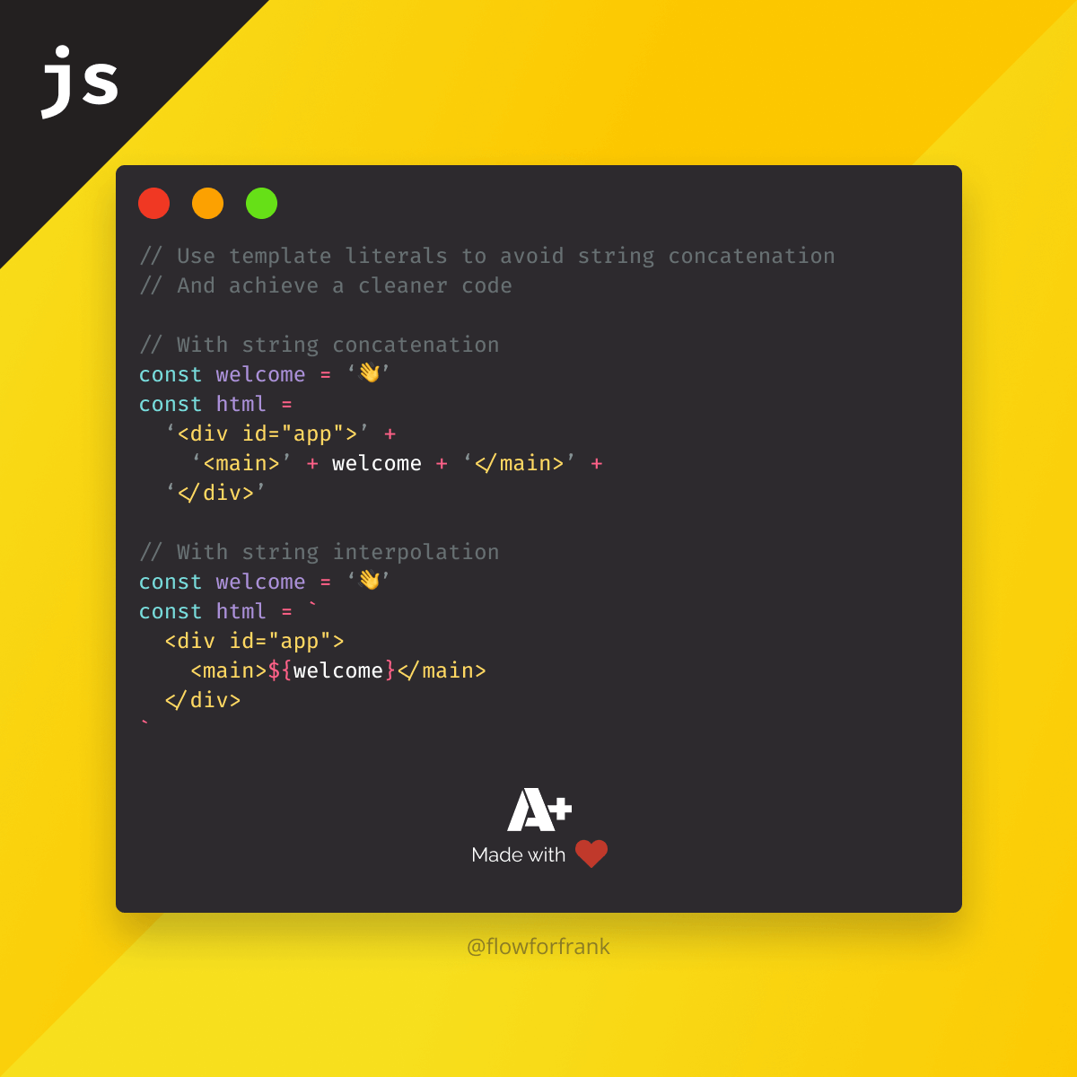 JavaScript Lowercase and Replace Spaces - Webtips