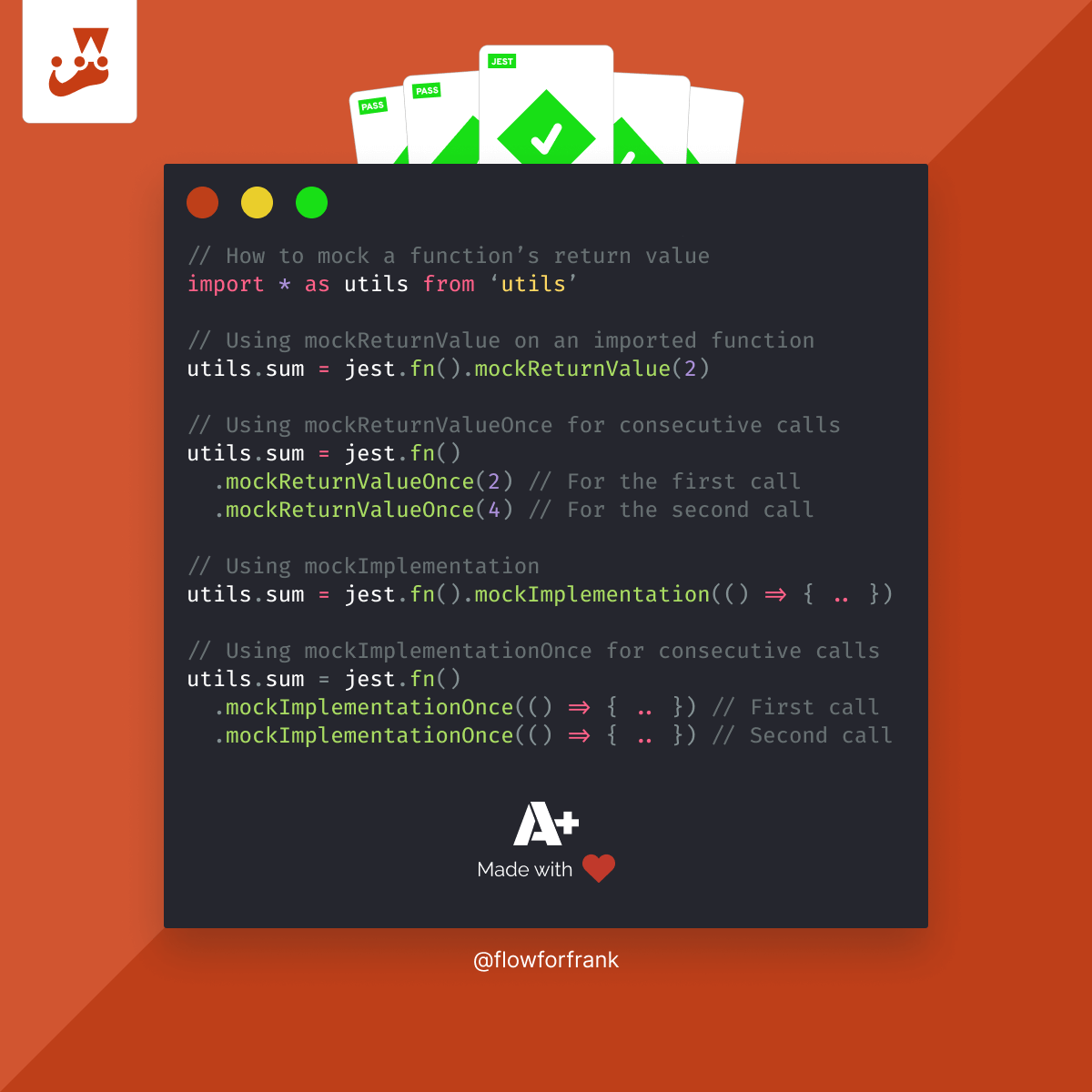 4 Ways To Mock Function Return Values In Jest Webtips