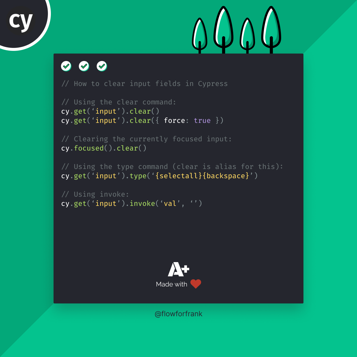 3 Different Ways To Clear Inputs In Cypress Webtips