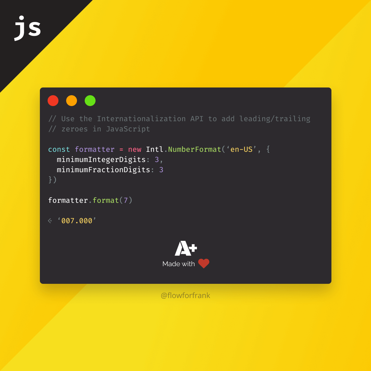 How To Add Remove Leading Trailing Zeroes In JavaScript Webtips